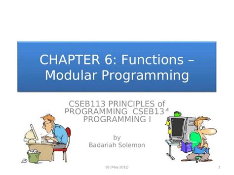 Ppt Chapter 6 Functions Modular Programming Dokumentips