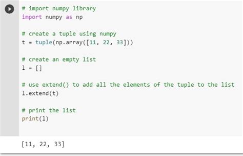 How To Convert NumPy Tuple To List In Python Python Guides
