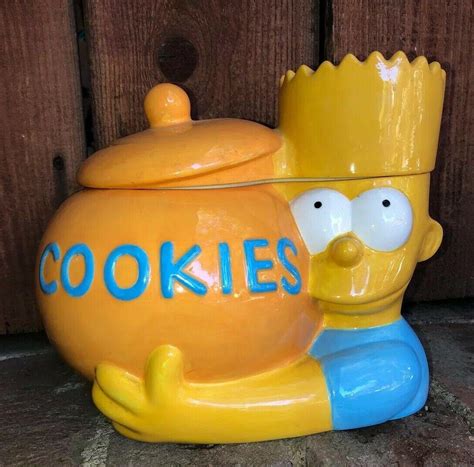Bart Simpson Cookie Jar Vintage Tropico Diffusion 1997 Scarce Perfect Con 2072055209