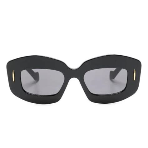 Loewe Double Frame Lw 40120 I 01a Cat Eye Sunglasses