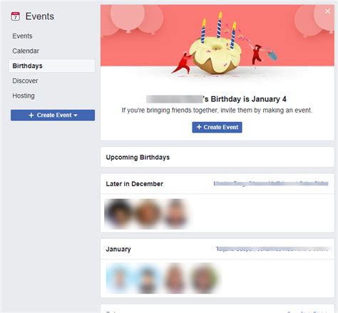How To Get A Better View Of Facebook Friends Birthdays Teamup News