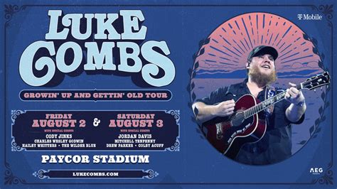 Luke Combs Growin Up And Gettin Old Tour Q102 1019 Wkrq Fm