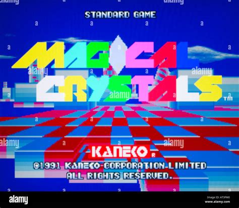 Magical Crystals Kaneko Corp Ltd 1991 Vintage Arcade Videogame