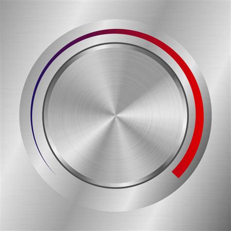 Shiny Metal Button Elements Vector 03 Free Download