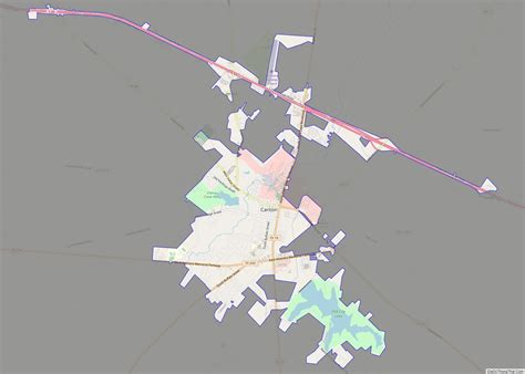 Map Of Canton City Texas Thong Thai Real