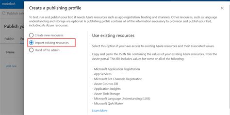 botframework how do i find the hostname of my azure app