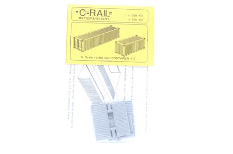 C Rail Cr N Iso Pack Of 2 Iso Container Kits 1x20ft 1x40ft