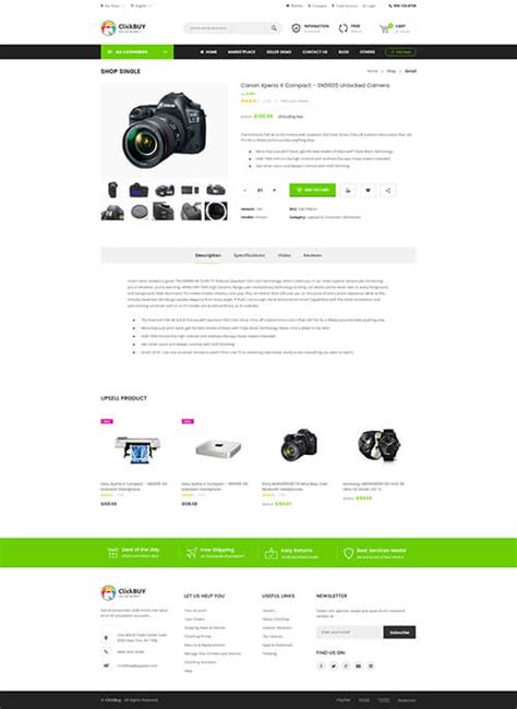 ClickBuy Multi Store Responsive WordPress Theme