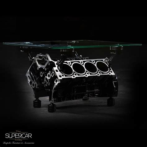 Premium V Engine Coffee Table The Supercar Store