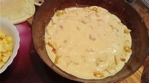 Пирог фруктовый с бананом яблоком и грушей Youtube