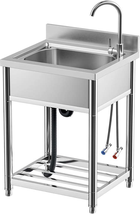 Stainless Steel Commercial Sink Set With Faucet And Australia Ubuy