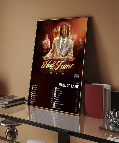 Polo G Hall Of Fame Album Cover Poster For Home Wall Art Etsy
