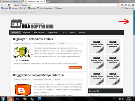 Teknolojİİst Blogger Scrollbar Düzenleme