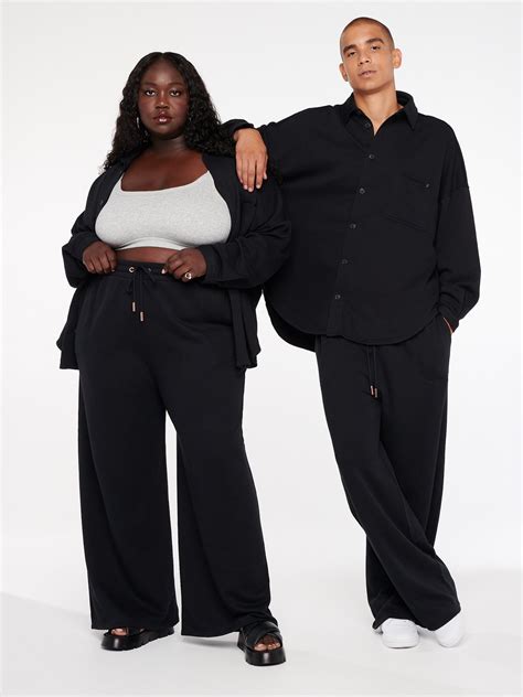 Xssential Oversized Button Up Shirt In Black Savage X Fenty