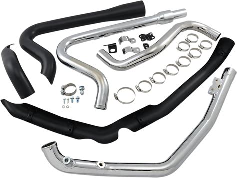 Cobra True Dual Headpipes Black 17 22 Fl Dresser 6257rb