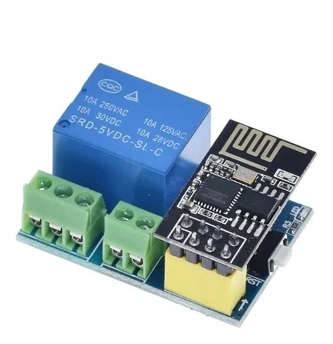 Modulo Relay Wifi 1 Canal Compatible Con Arduino 5v Esp01s Mercadolibre