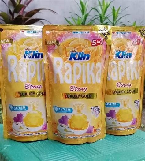 Rapika Biang Gold Pouch 250ml Pelicin Pakaian Lazada Indonesia