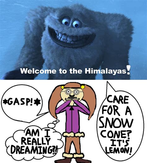 Lilly Meets The Monsters Inc Yeti By Clownbinky On Deviantart