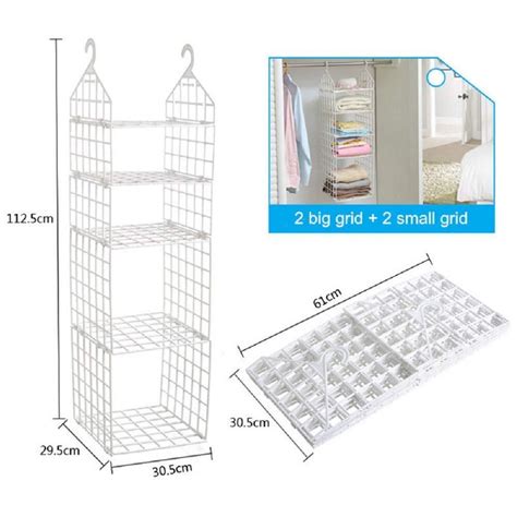 Hanging Organizer 5 Layer Folding Clothes Storage Racks Hanging