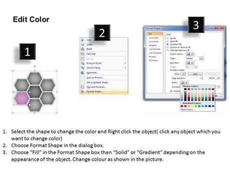 Ppt Hexagon Shapes Sketch Editable Powerpoint Certificate Templates