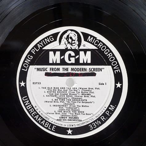 Yahooオークション 米 Leroy Holmes Orchestramusic From Modern S