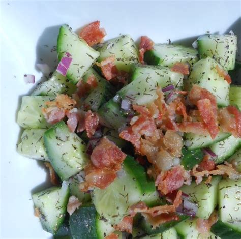Cbs Cucumber Bacon Salad Simple Recipes