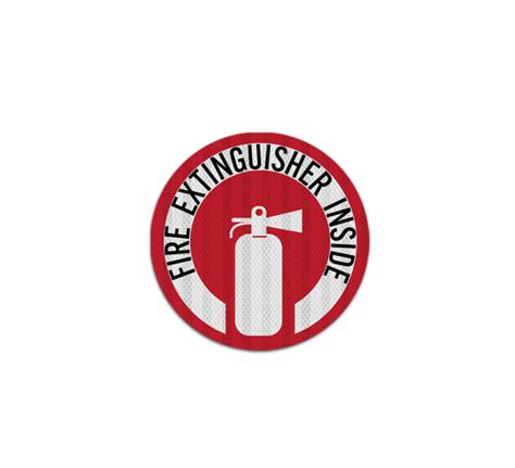 Shop For Fire Extinguisher Inside Decal Egr Reflective Bannerbuzz