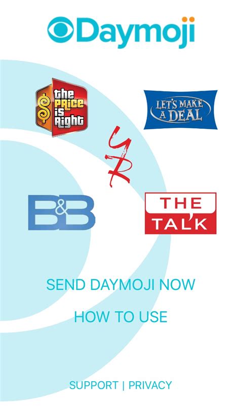 Cbs Daytime Daymoji App The Shorty Awards