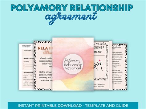 Beginners Guide Polyamory Relationship Agreement Digital Download