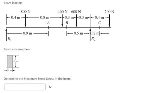 Answered Beam Cross Section 12 Mm 30 Mm Bartleby