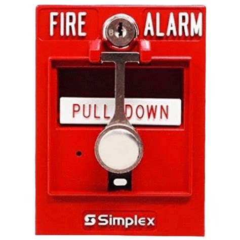 Simplex Addressable Manual Station Double Action Breakglass Operation