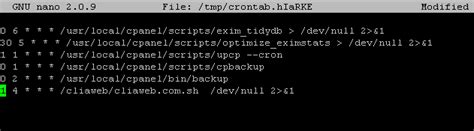 Linux Crontab D Zenlemek In Varsay Lan Text Edit R De I Tirme