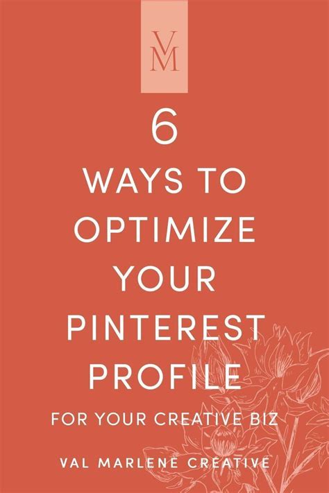 6 Ways To Optimize Your Pinterest Profile For Your Creative Business
