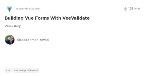 Building Vue Forms With Veevalidate