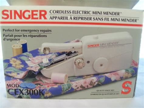 Sale Singer Cordless Electric Mini Mender Singer Sewing Machine