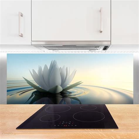 Tulup Panel Szklany Do Kuchni Lilia Wodna Staw 125x50