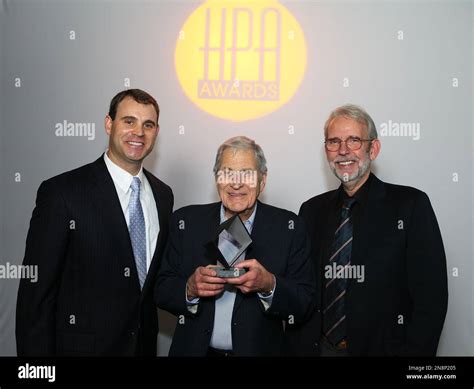 From Left David Dolby Honoree Ray Dolby And Presenter Walter Murch Pose During The 2012