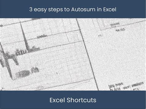 Quick Guide Autosum In Excel