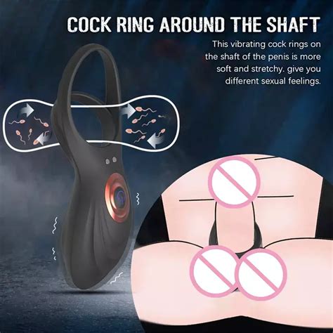 Anillo De Pene De Metal Para Hombres Juguetes Sexuales De Vibarotor