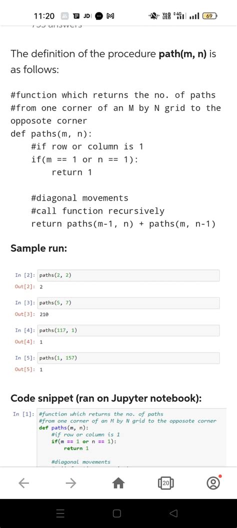 Solved Python Consider An Insect In An M By Grid The Insect