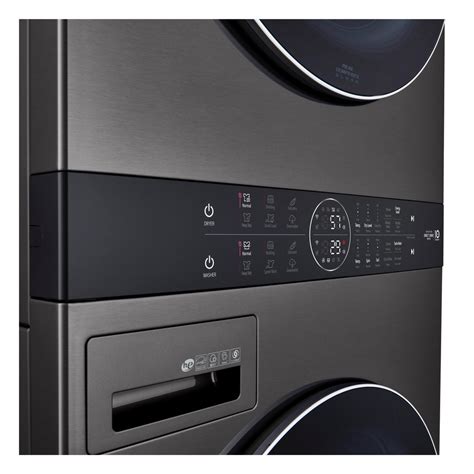 Wkex200hba Lg Stacked Washerdryer Electric Laundry Center With