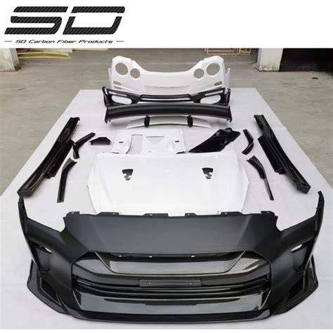 Nissan Gtr R35 Top Secret Style Body Kit Sd Carbon