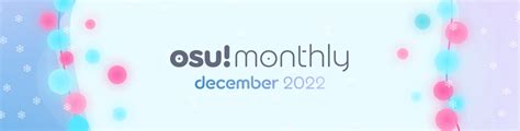 Osu Monthly December News Osu