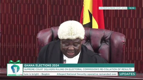Breaking Supreme Court Quashes Re Collation Results For Okaikwei