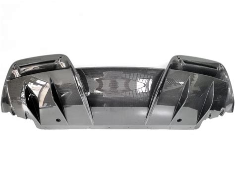 Ferrari 296 Gtb Gts Rear Diffuser Spoiler Skirt Cover Bumper Carbon