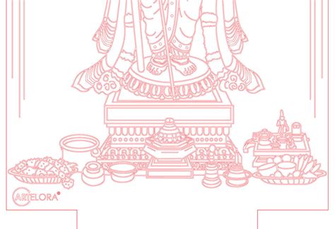 Laser Engraving Murugan Kartikeya Bhagwan Artelora