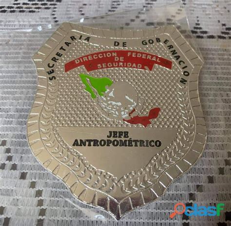 Obsoleta Placa Policía De La Dfs Años 80s En México Clasf Moda Y