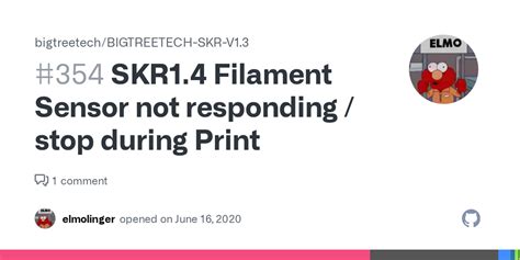 Skr14 Filament Sensor Not Responding Stop During Print · Issue 354