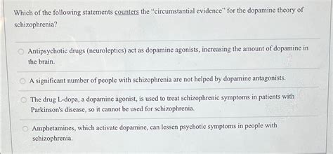 Solved Which Of The Following Statements Counters The