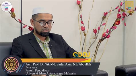 [ramadhan Project] Day 9 Juz 9 — Assoc Prof Dr Nik Saiful Azizi Youtube